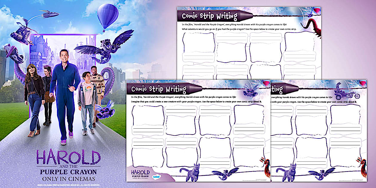 Harold and the Purple Crayon Comic Strips | Sony Pictures
