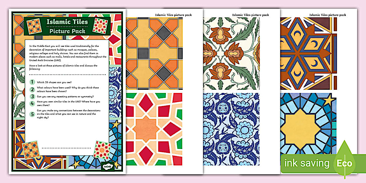 Islamic Tiles – Picture Pack (teacher made) - Twinkl