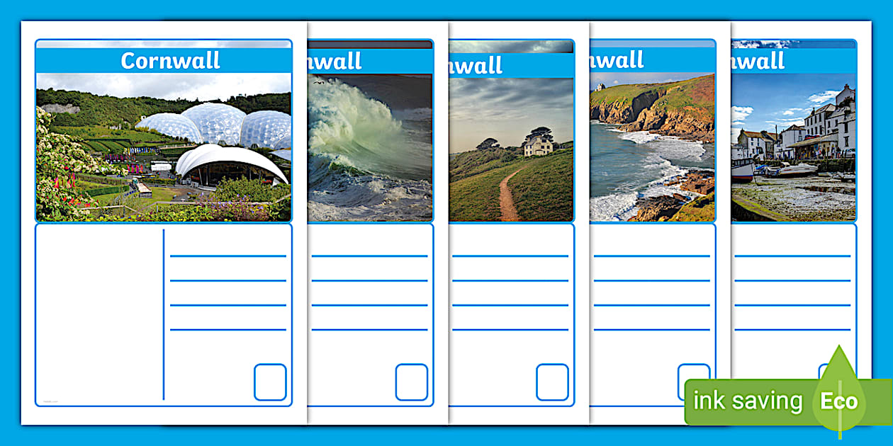 Cornwall Postcards (teacher made) - Twinkl