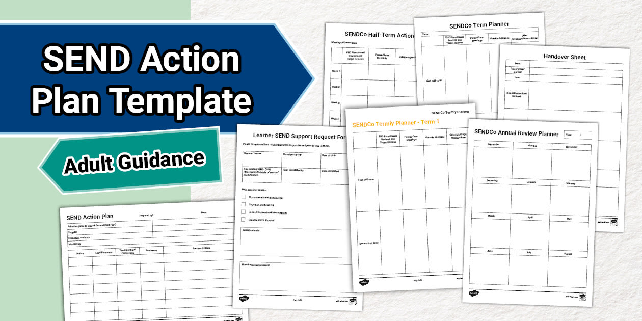 SEN Support Plan Template - SEND Teaching Resources