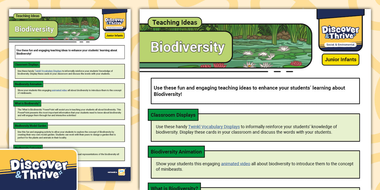 SEE Biodiversity Teaching Ideas (teacher made) - Twinkl