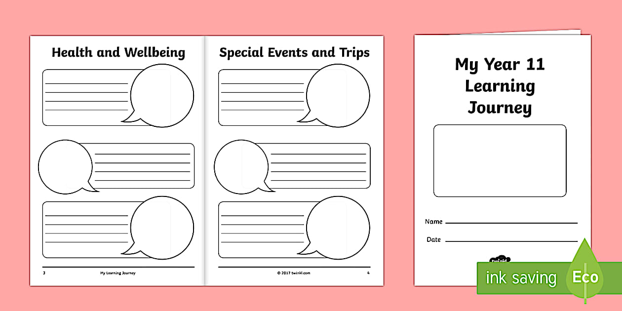 My Year 11 Learning Journey Activity Booklet (teacher made)