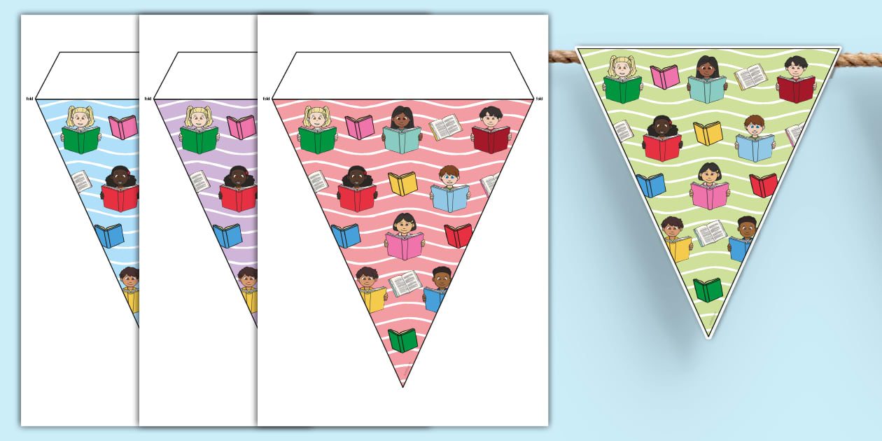 👉 Reading Area Themed Bunting (teacher made) - Twinkl