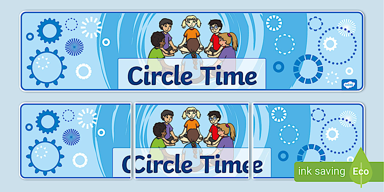 Circle Time Display Banner (teacher made) - Twinkl