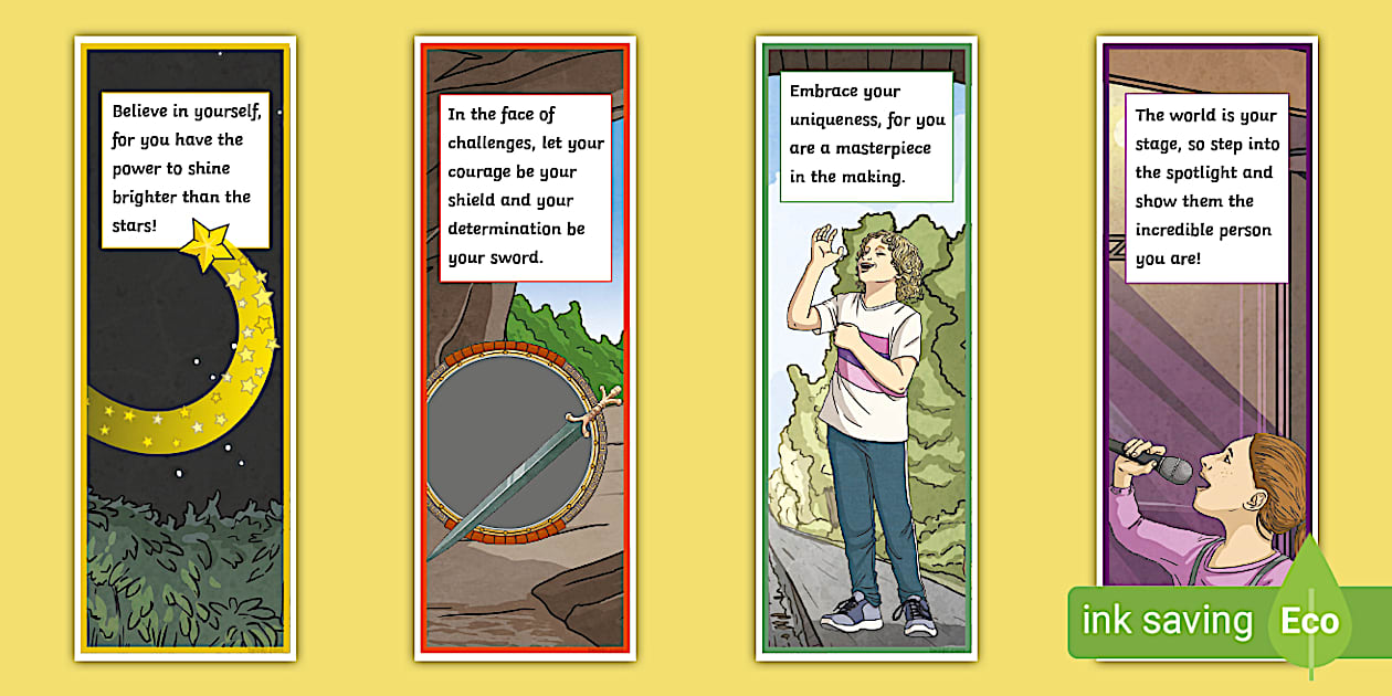 Printable Dramatic Quotes Bookmarks (teacher made) - Twinkl