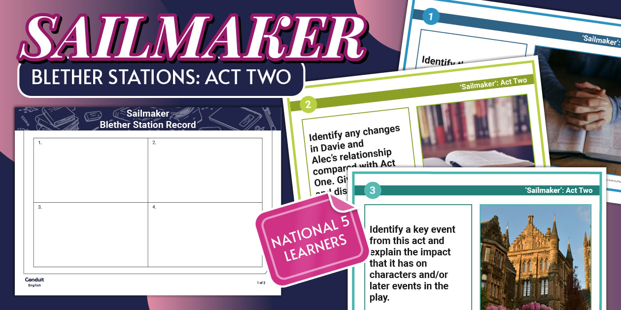 Sailmaker Blether Stations: Act Two