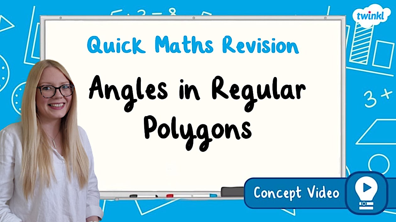 👉 Angles in Regular Polygons | KS2 Maths Concept Video