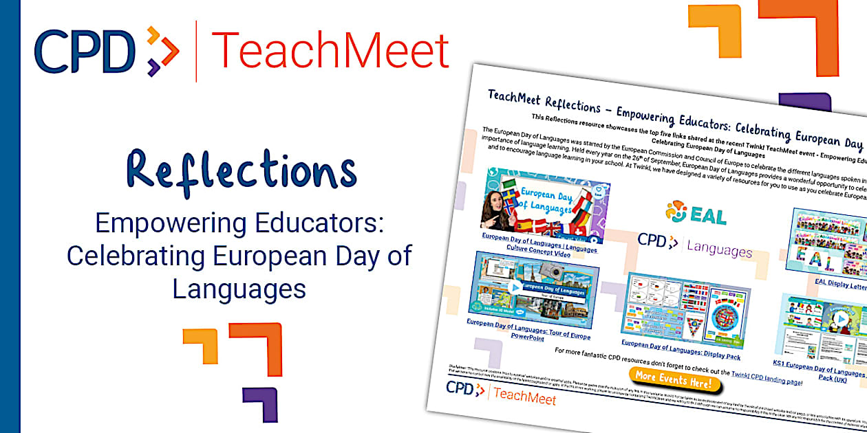 TeachMeet Reflections - Empowering Educators: Celebrating European Day of