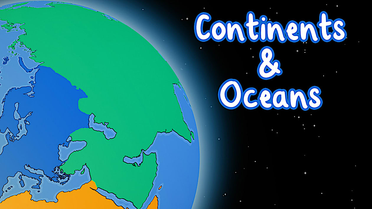 Continents and Oceans KS2 Video Animation | Geography Shorts