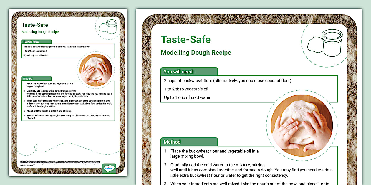 Taste-Safe Modelling Dough Recipe - Twinkl
