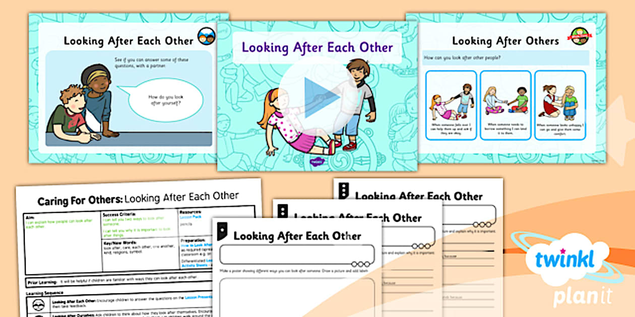 RE Lessons | PowerPoint with Pictures of Caring for Others