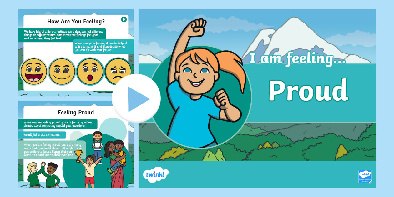 I Am Feeling Proud PowerPoint | Feelings & Emotions | Twinkl