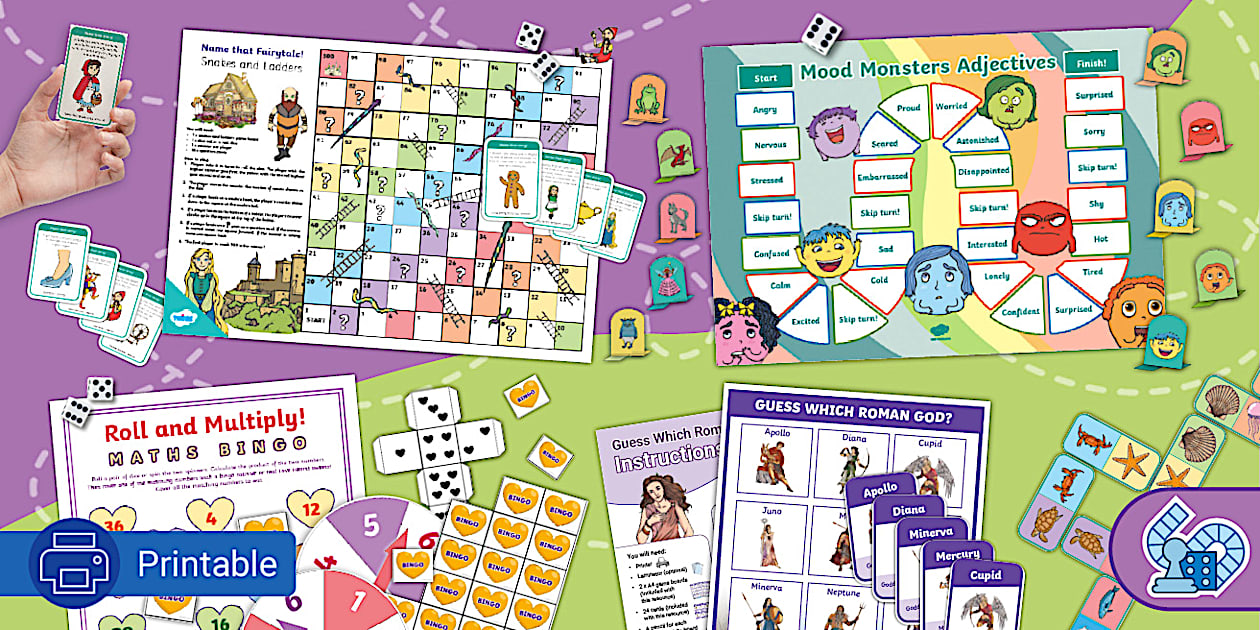 Twinkl Board Games Resource Pack (l'enseignant a fait)