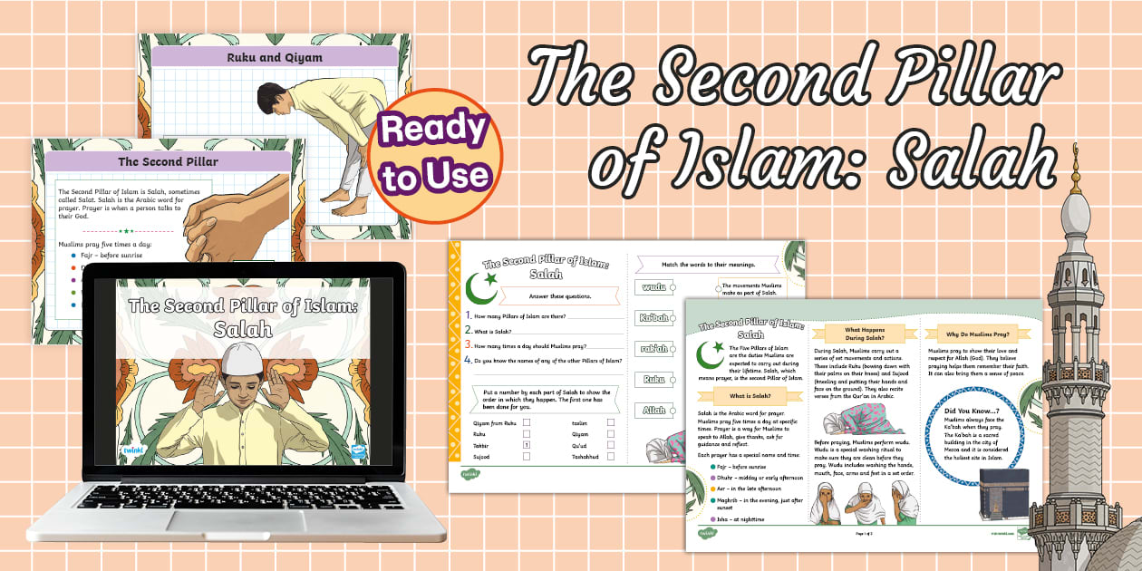 The Second Pillar of Islam: Salah KS2 PowerPoint and Activity Pack