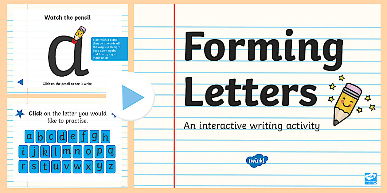 Cursive Letter Formation with Rhymes PowerPoint - Twinkl