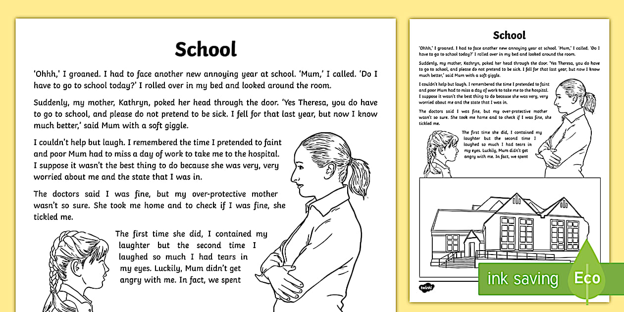 School Narrative-Writing Example | Twinkl Australia - Twinkl
