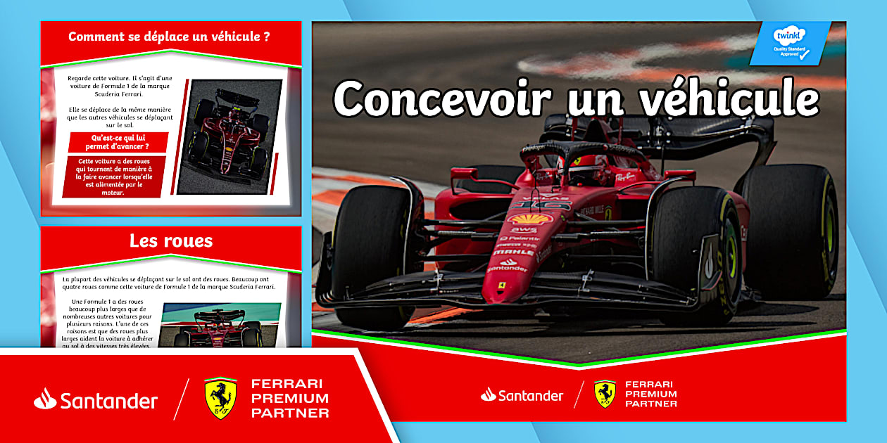 FREE! - Scuderia Ferrari: Designing a Vehicle PowerPoint French