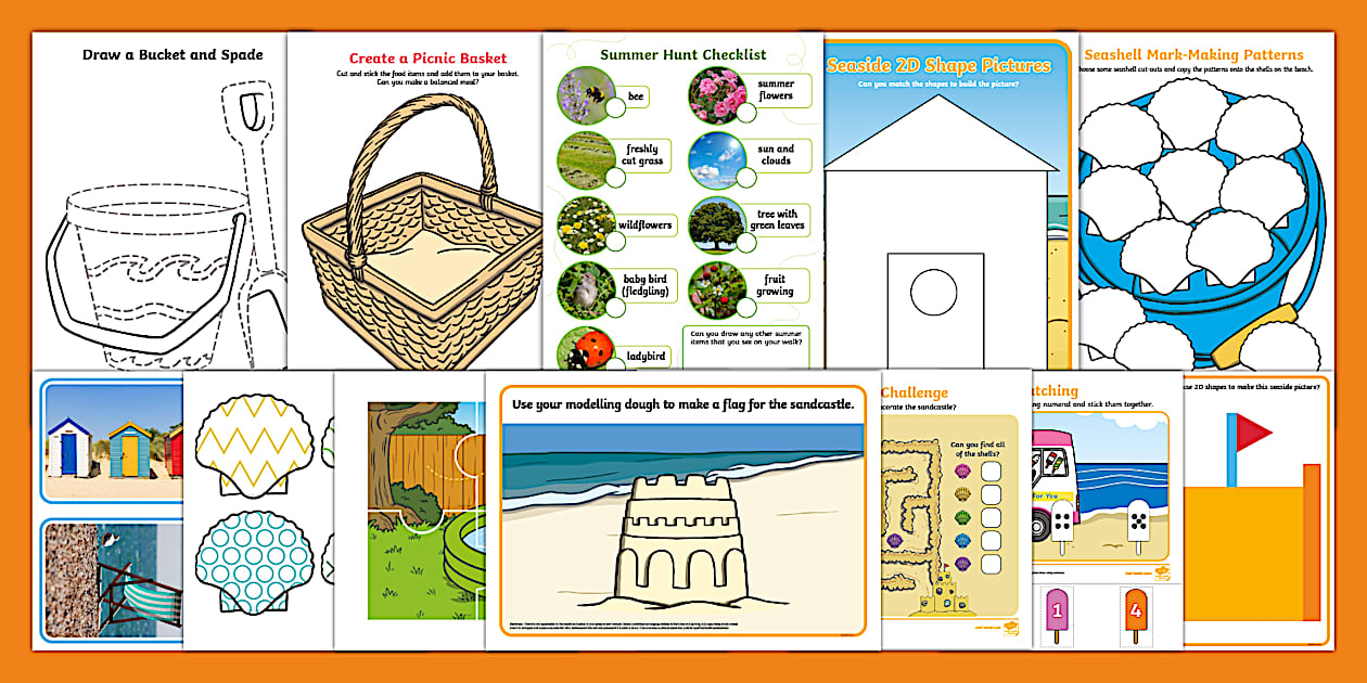 Summer Holiday Activities for EYFS | Summer Activity | EYFS