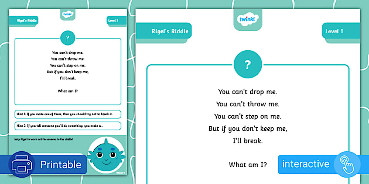 Rigel's Riddle - Volume 4 - Logic Puzzle for Kids – Twinkl