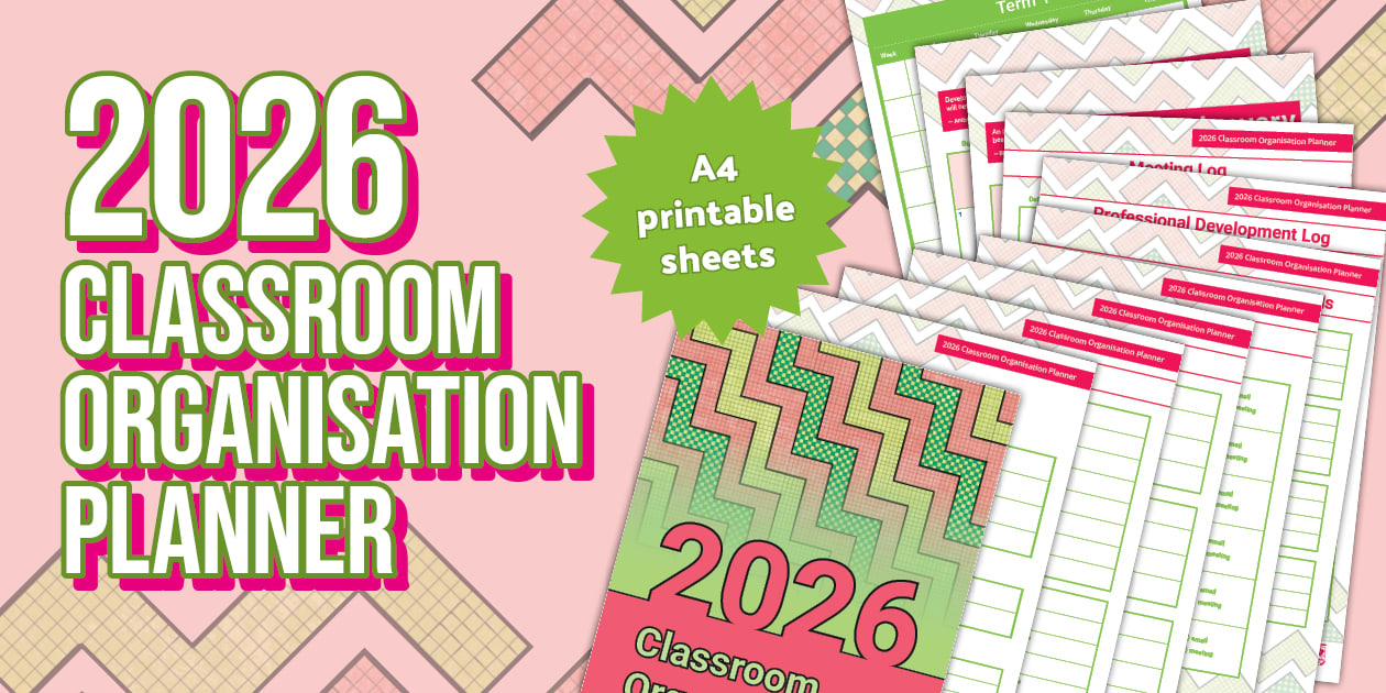 2026 NZ Classroom Organisation Planner and Calendar