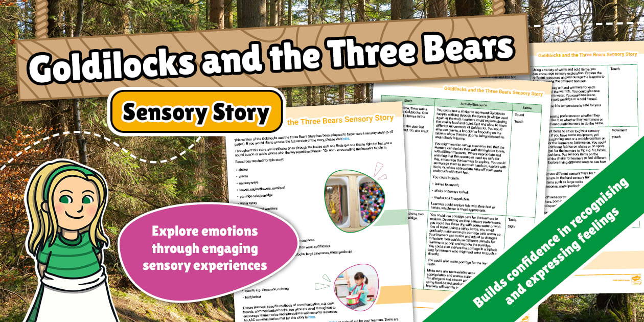 Sensory Story: Goldilocks and Bears