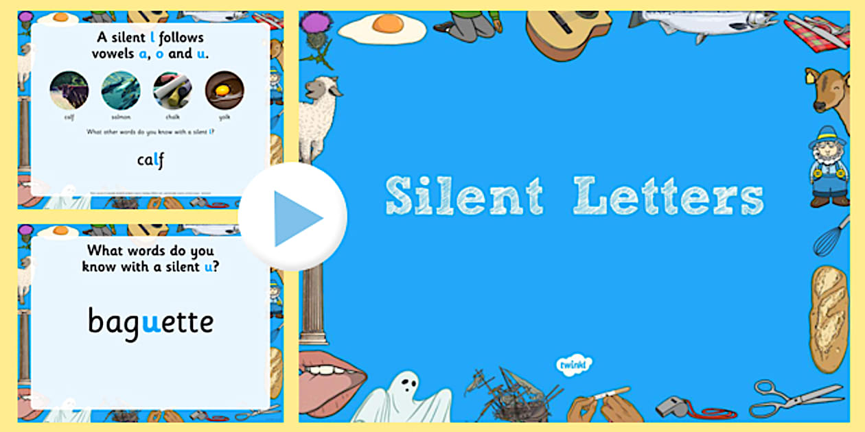 Silent Letters Presentation (teacher made) - Twinkl