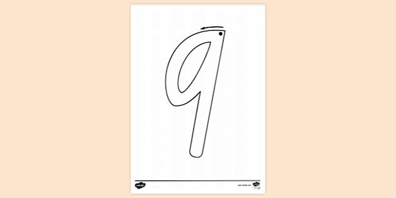 Nine Colouring | Colouring Sheets (teacher made) - Twinkl