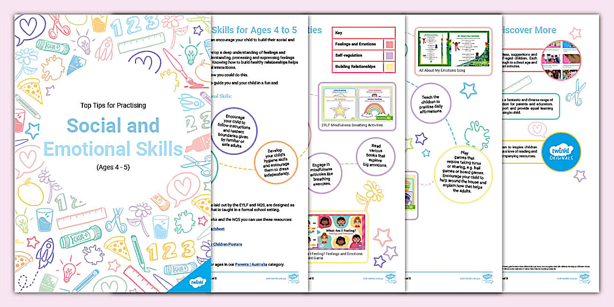 Top Tips for Practising Social and Emotional Skills - Twinkl