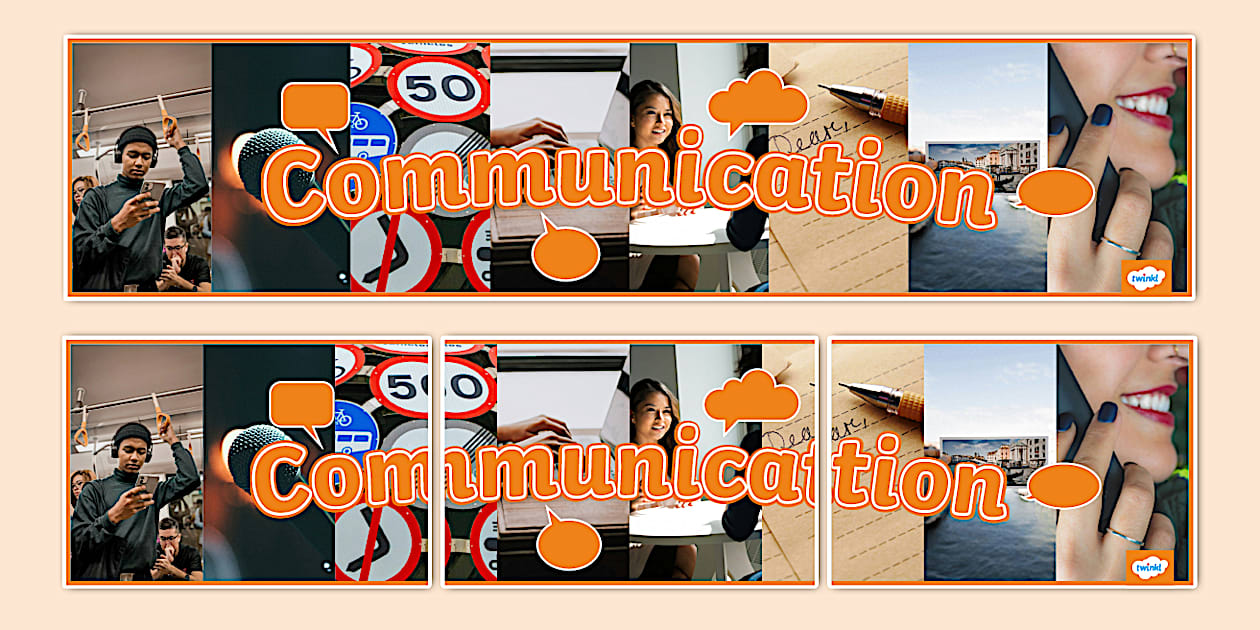 Communication Photo Display Banner (teacher made) - Twinkl