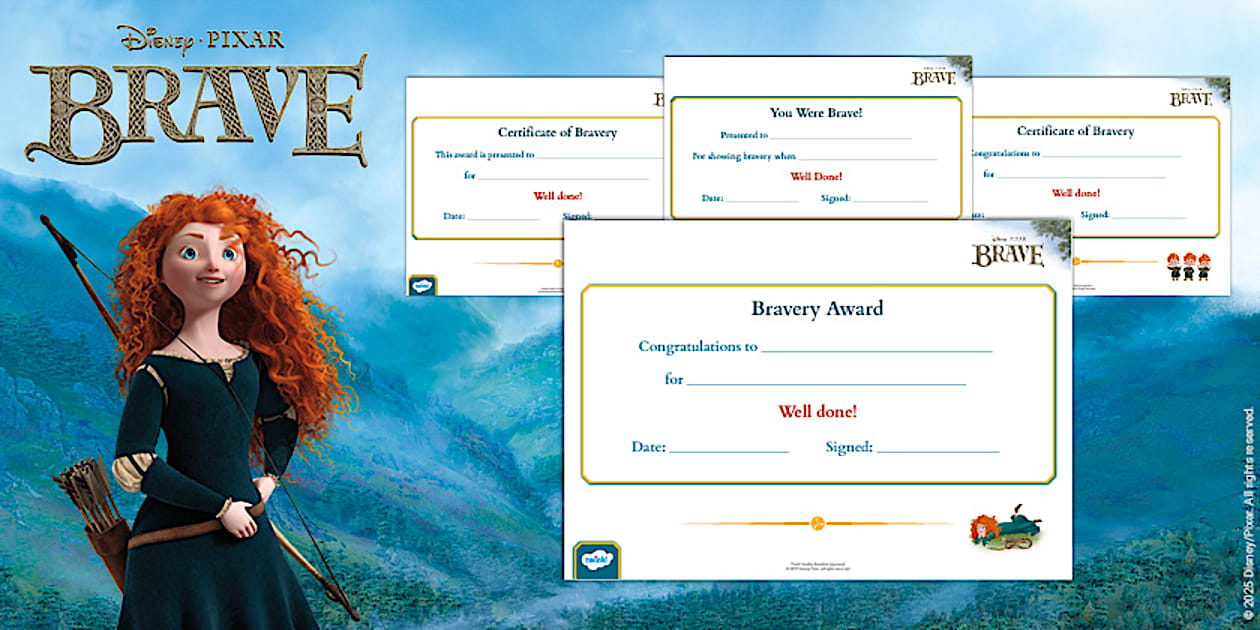 Brave: Bravery Certificate Pack