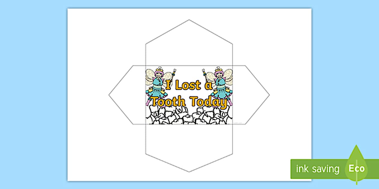 Editable Lost Tooth Envelope (teacher made) - Twinkl