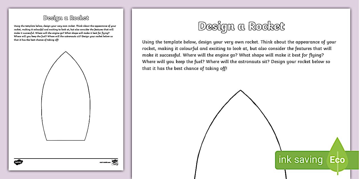Design a Rocket Activity (l'enseignant a fait) - Twinkl