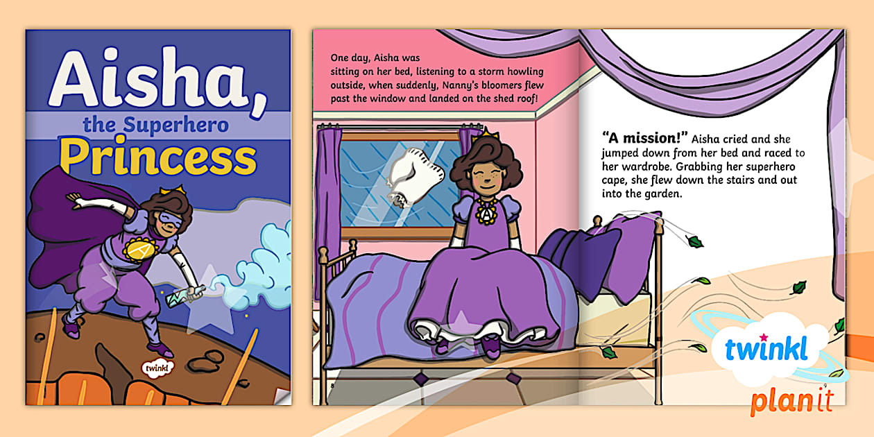 Aisha, the Superhero Princess eBook (teacher made) - Twinkl