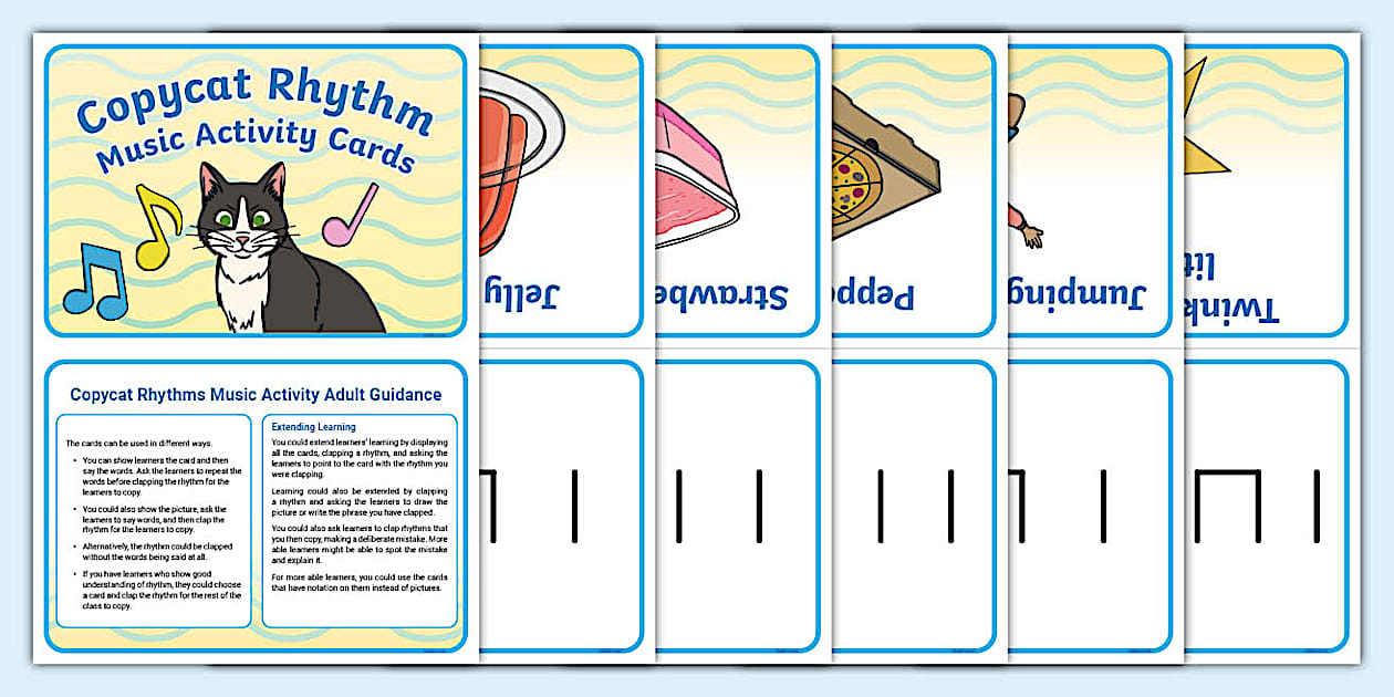 Copycat Rhythms (teacher made) - Twinkl