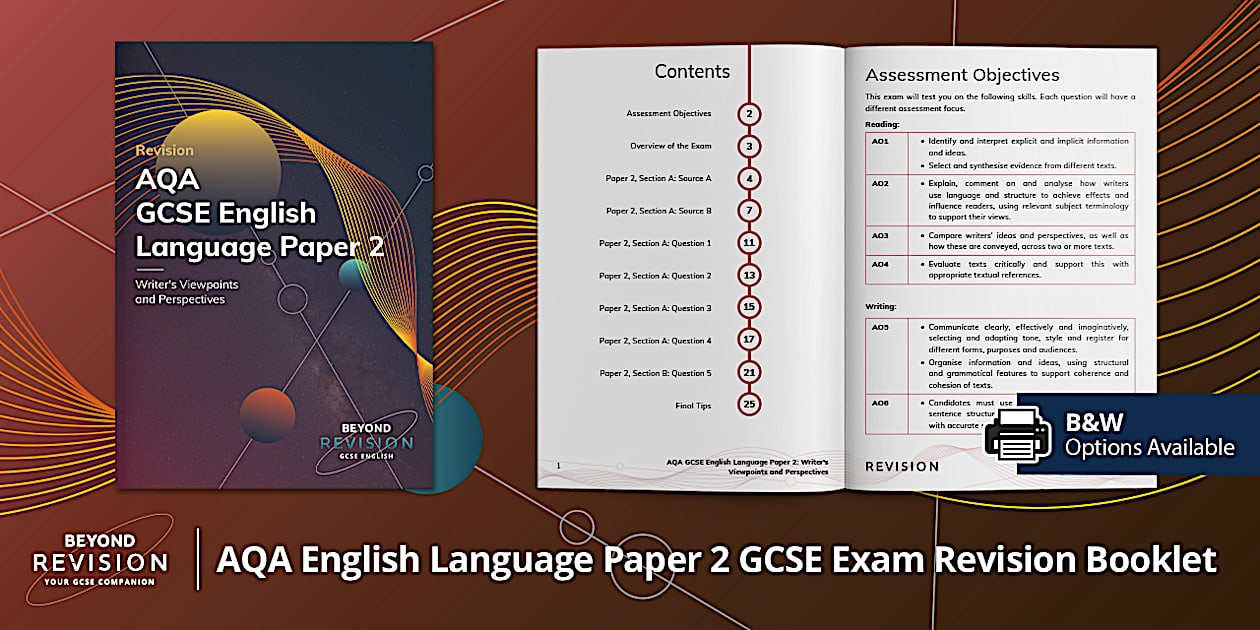 AQA English Language Paper 2 Revision Booklet | Beyond