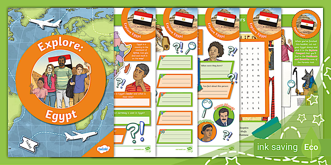 Explore: Egypt Booklet KS2 (Teacher-Made) - Twinkl