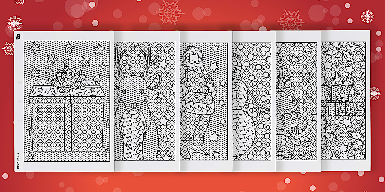Christmas Mindfulness Colouring PDF | Beyond (teacher made)