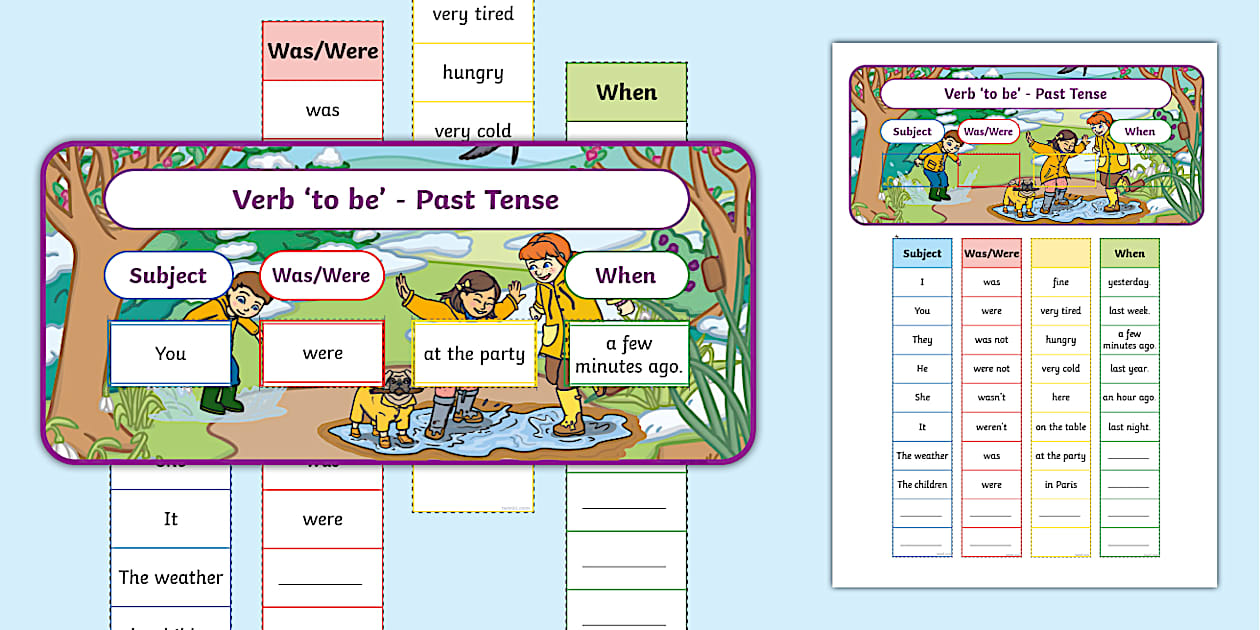 Was, were (teacher made) - Twinkl