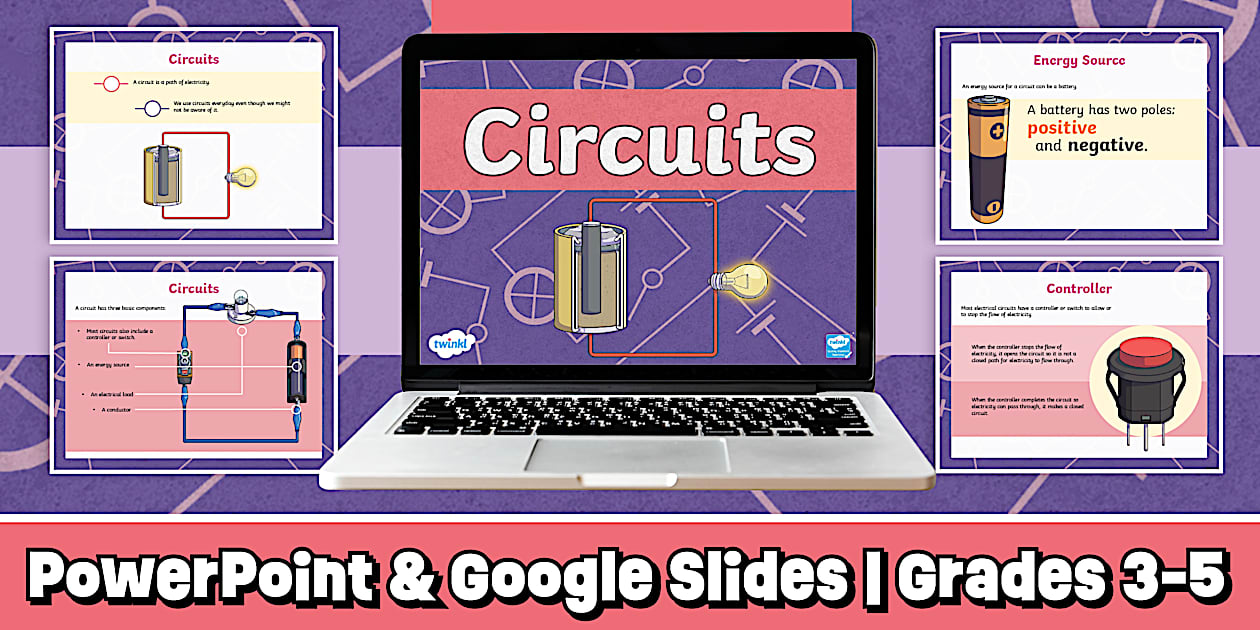 Circuits PowerPoint & Google Slides for 3rd-5th Grade