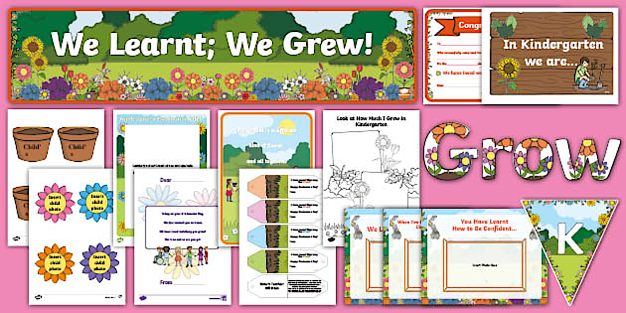 EYLF Kindergarten Graduation Resource Pack (teacher made)