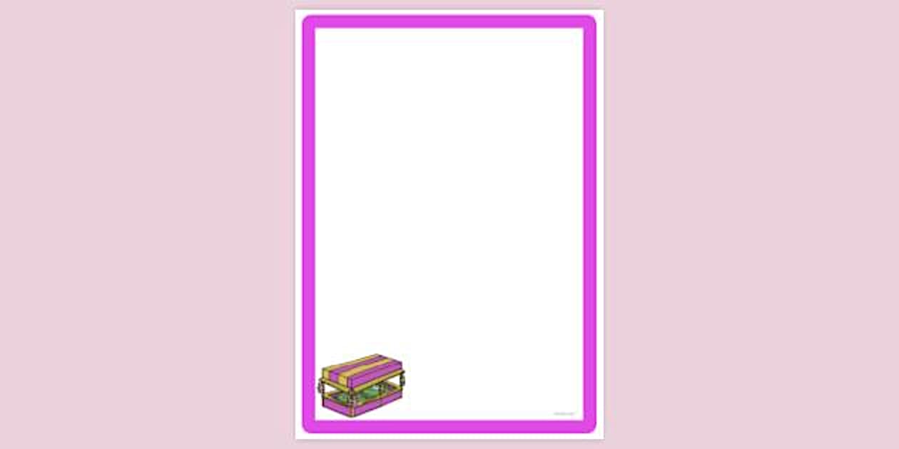 Hook a Duck Cuboid Page Border | Page Borders | Twinkl
