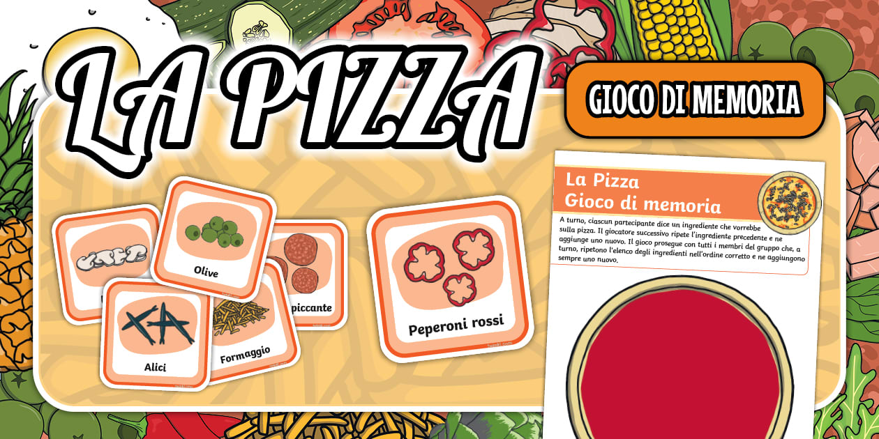La Pizza: Gioco di memoria