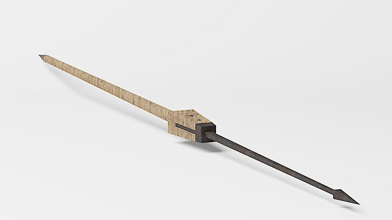 3D Model: Romans - Pilum (professor feito) - Twinkl