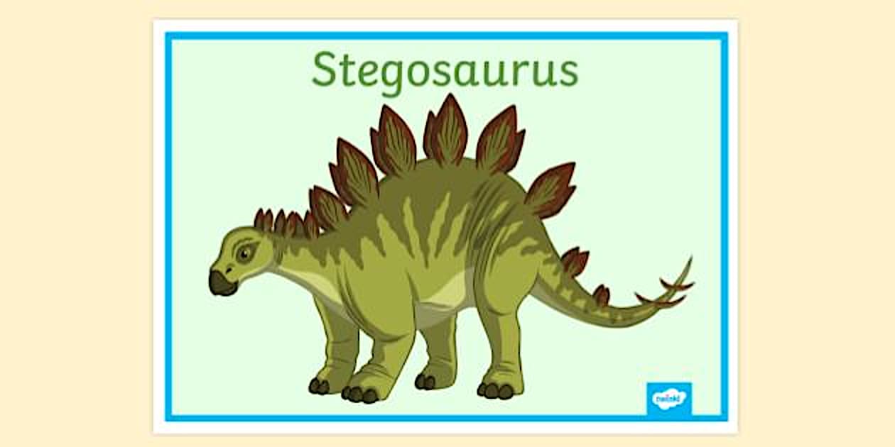 Stegosaurus Printable Poster | Primary Resources - Twinkl