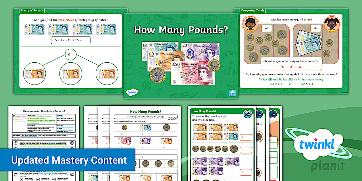 👉 Money Maths Worksheets & Lesson Plan | Y2 Maths | Twinkl
