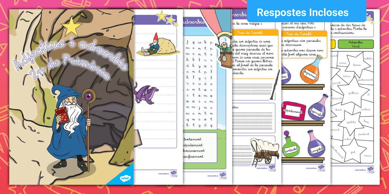 Quadernet d'activitats: Adjectius i adverbis - Català