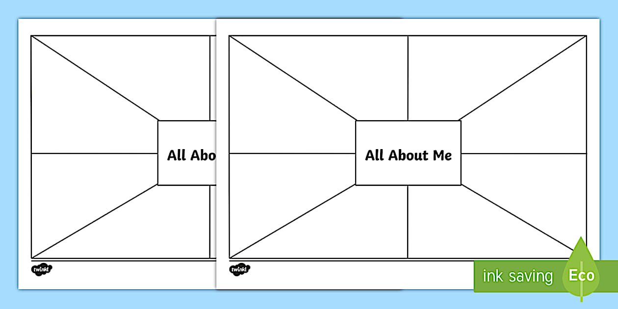 Editable All About Me Worksheet (teacher made) - Twinkl