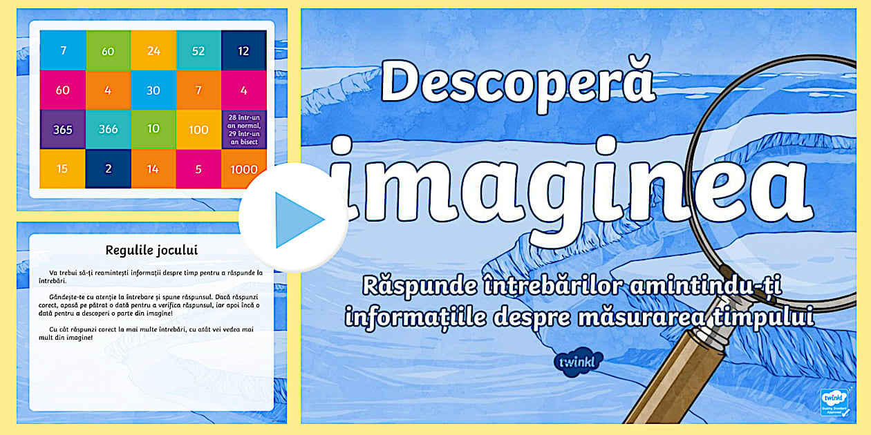 Măsurarea timpului - PowerPoint | Joc interactiv - Twinkl