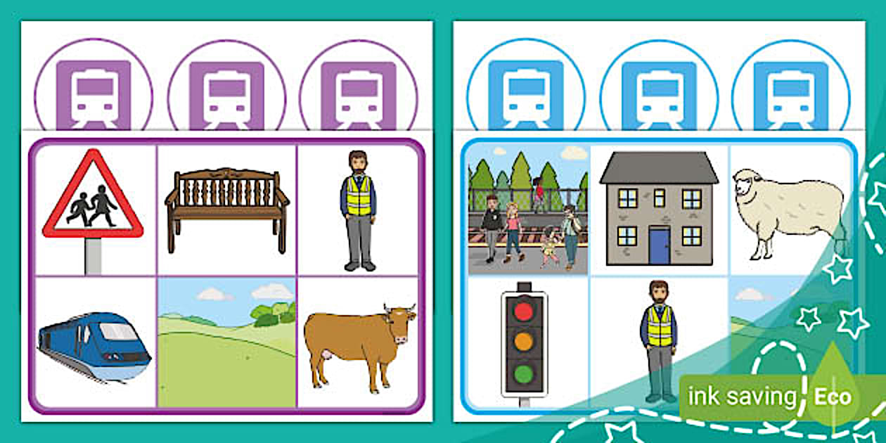 Train Journey Bingo (teacher made) - Twinkl