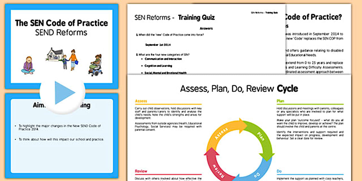 SEN Reforms Training Pack Secondary (teacher made) - Twinkl